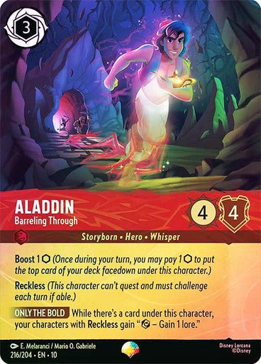 Aladdin (Rainbow Foil) – Con T de Tlacuache