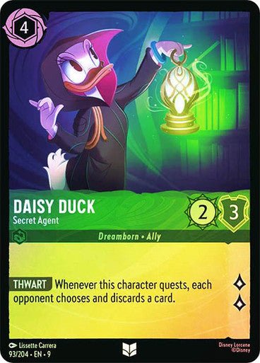 Daisy Duck - Secret Agent (Cold Foil) - Con T de Tlacuache