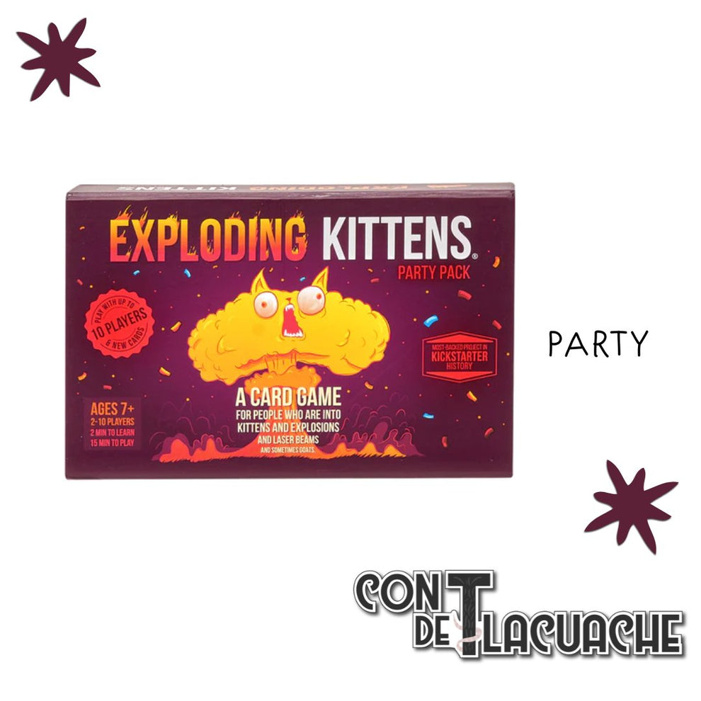 Exploding Kittens: Party Pack - Con T de Tlacuache