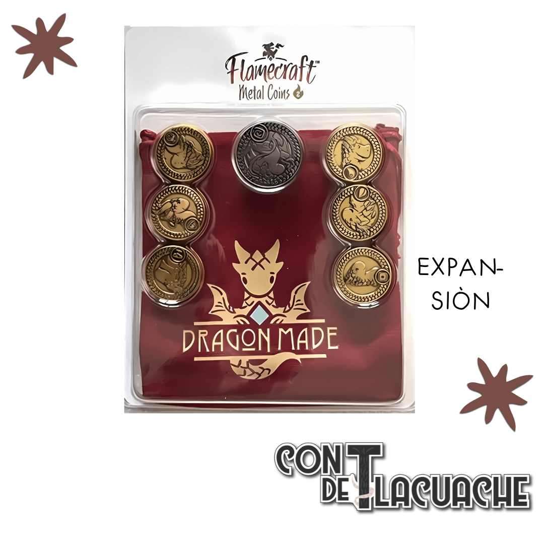 Flamecraft: Metal Coins - Con T de Tlacuache