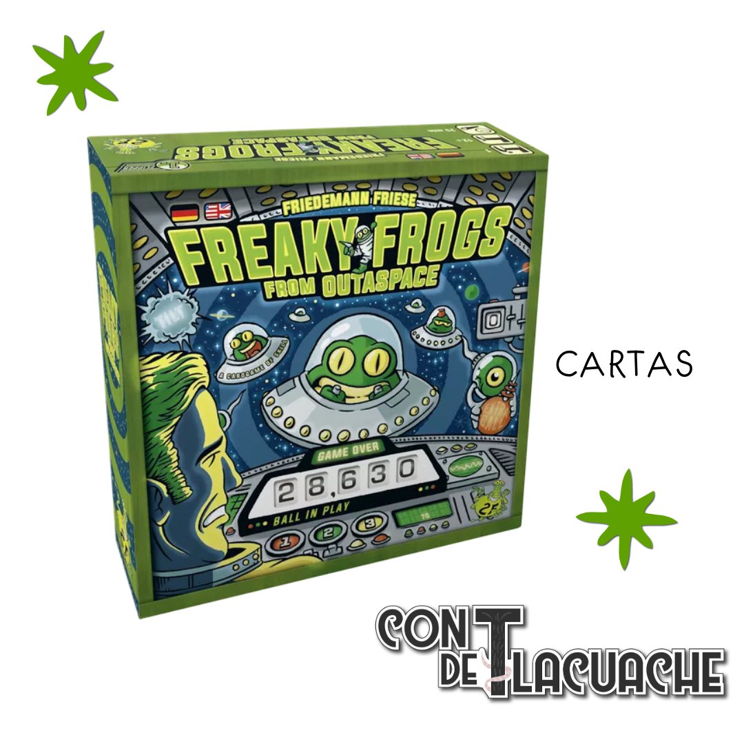 Freaky Frogs from Outaspace | Rio Grande Games - Con T de Tlacuache