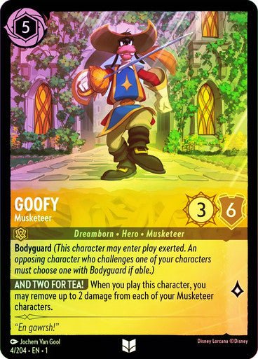 Goofy - Musketeer ( Cold Foil ) - Con T de Tlacuache