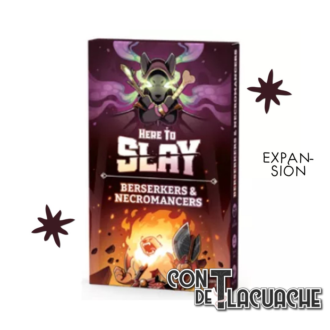 Here to Slay Berserker & Necromancer (Expansión) | Tee Turtle - Con T ...