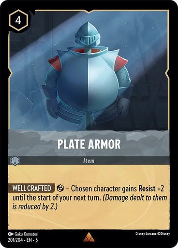 Plate Armor (Non-foil ) - Con T de Tlacuache