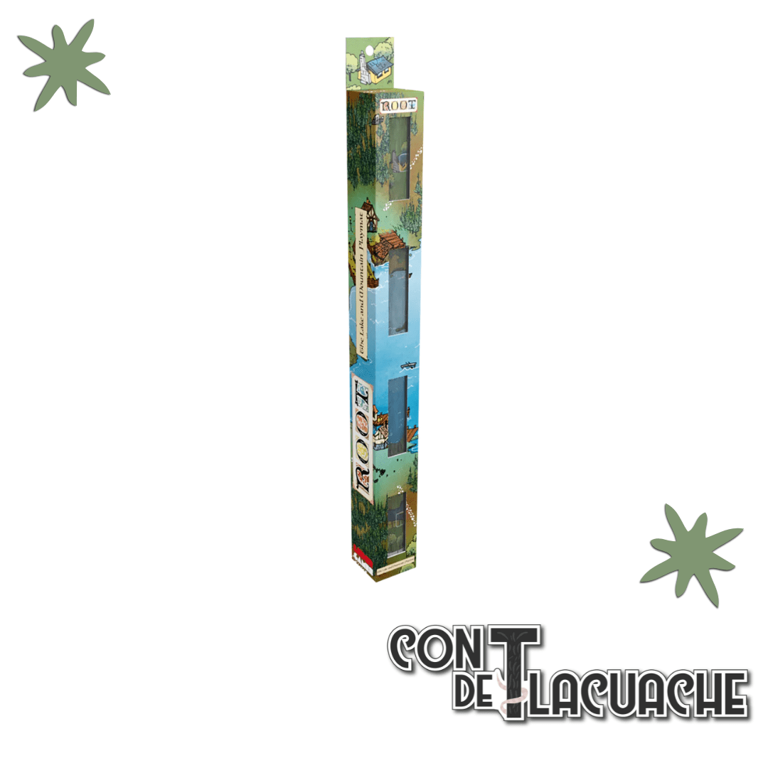 Root Playmat Mountain/Lake | Leder Games - Con T de Tlacuache