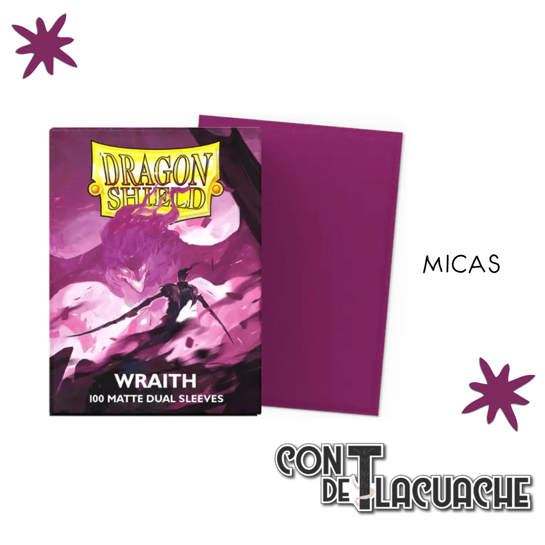 Wraith Matte Dual Standard 100pz | Dragon Shield - Con T de Tlacuache